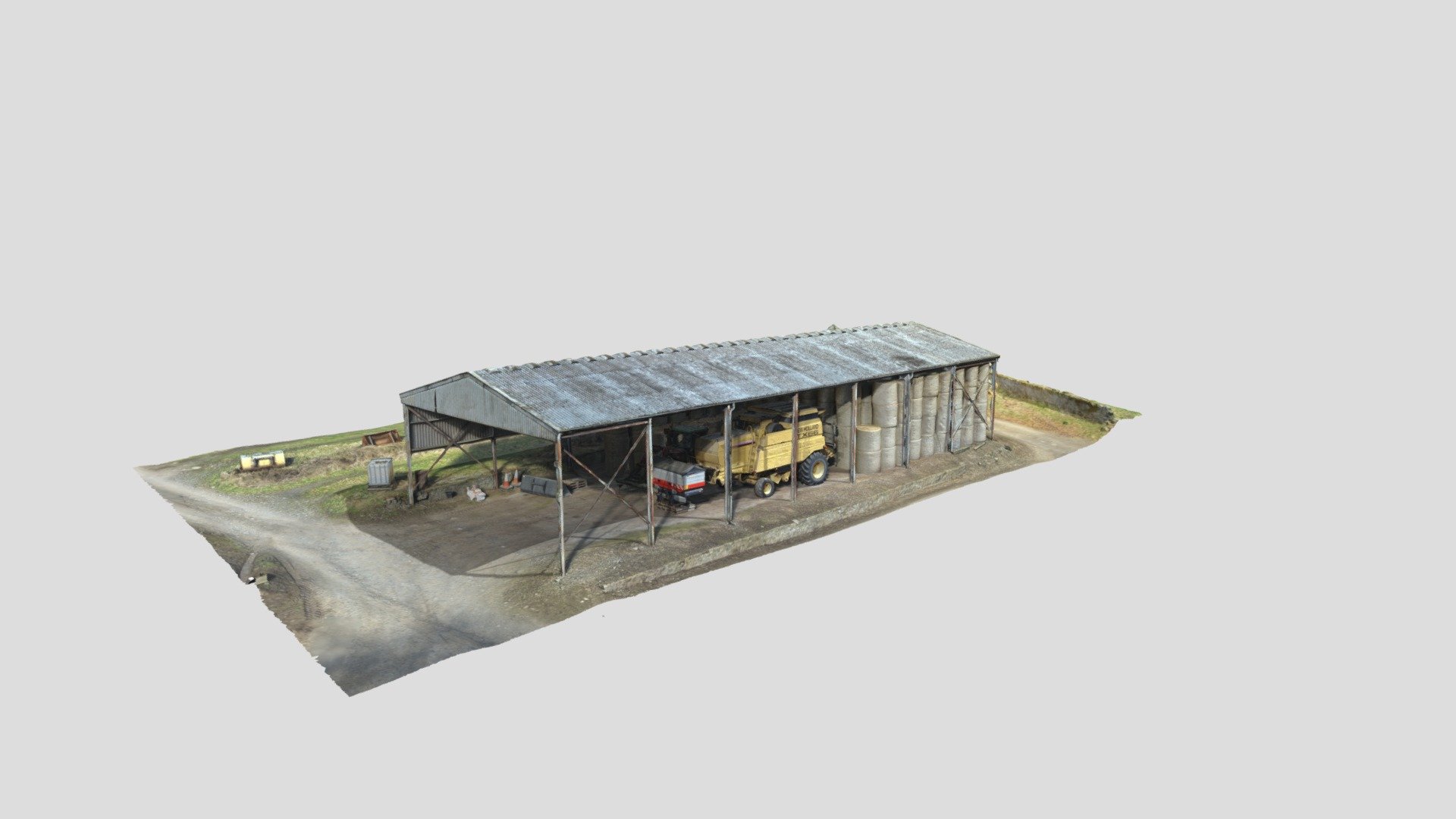 Farm Shed - 3D model by Forth Air (@forthair) [9a115e7] - Sketchfab