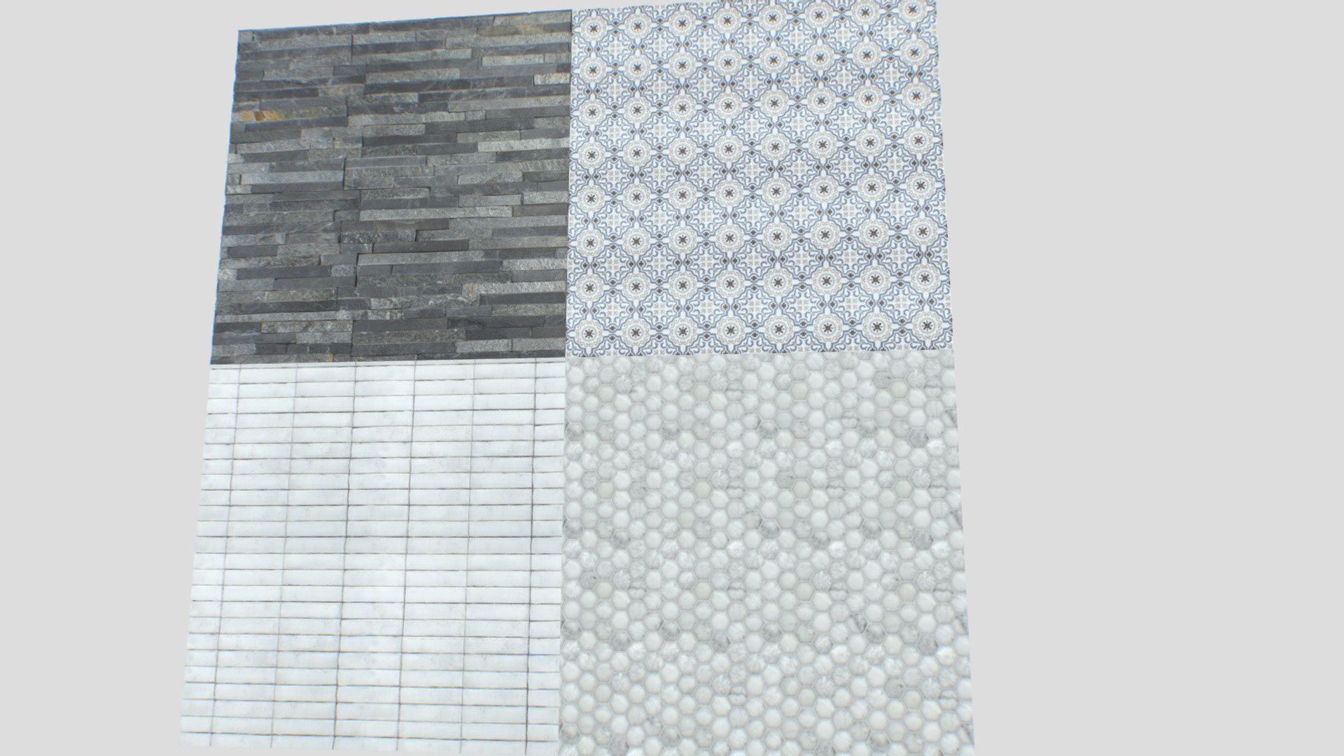 Wall and Floor Tiles Textures pack 3 - Buy Royalty Free 3D model by ...