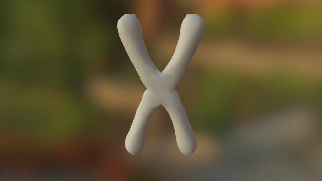 X_Chromosone_model - 3D model by muzh [9a13877] - Sketchfab
