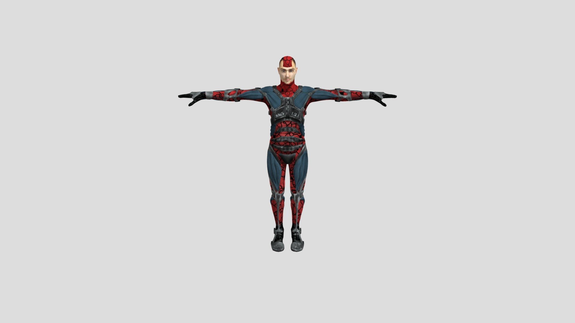 Exo red - Download Free 3D model by caysa.admision [9a165c0] - Sketchfab