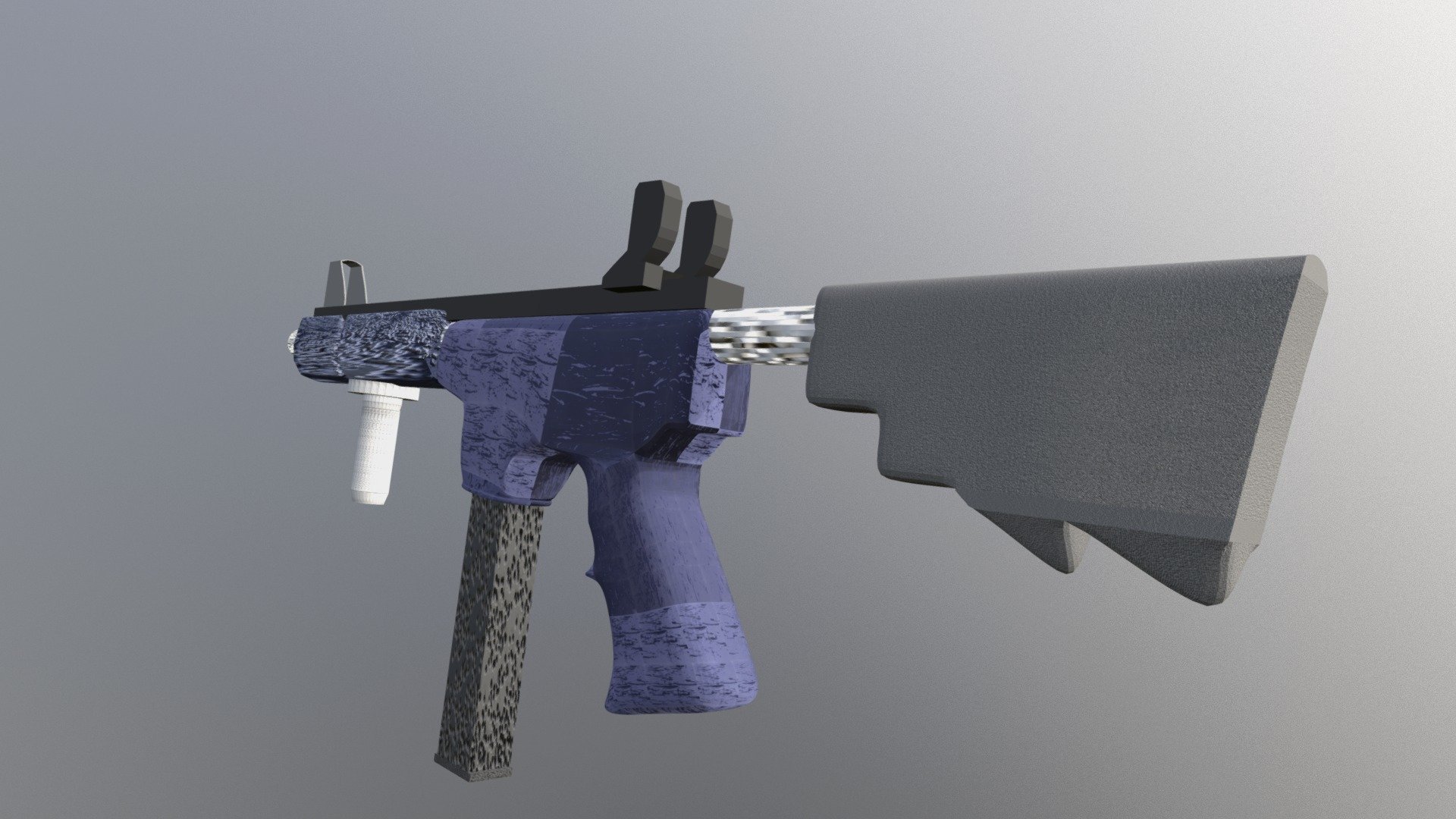 Gun T-2 - 3D model by yogevmeckler [9a17102] - Sketchfab