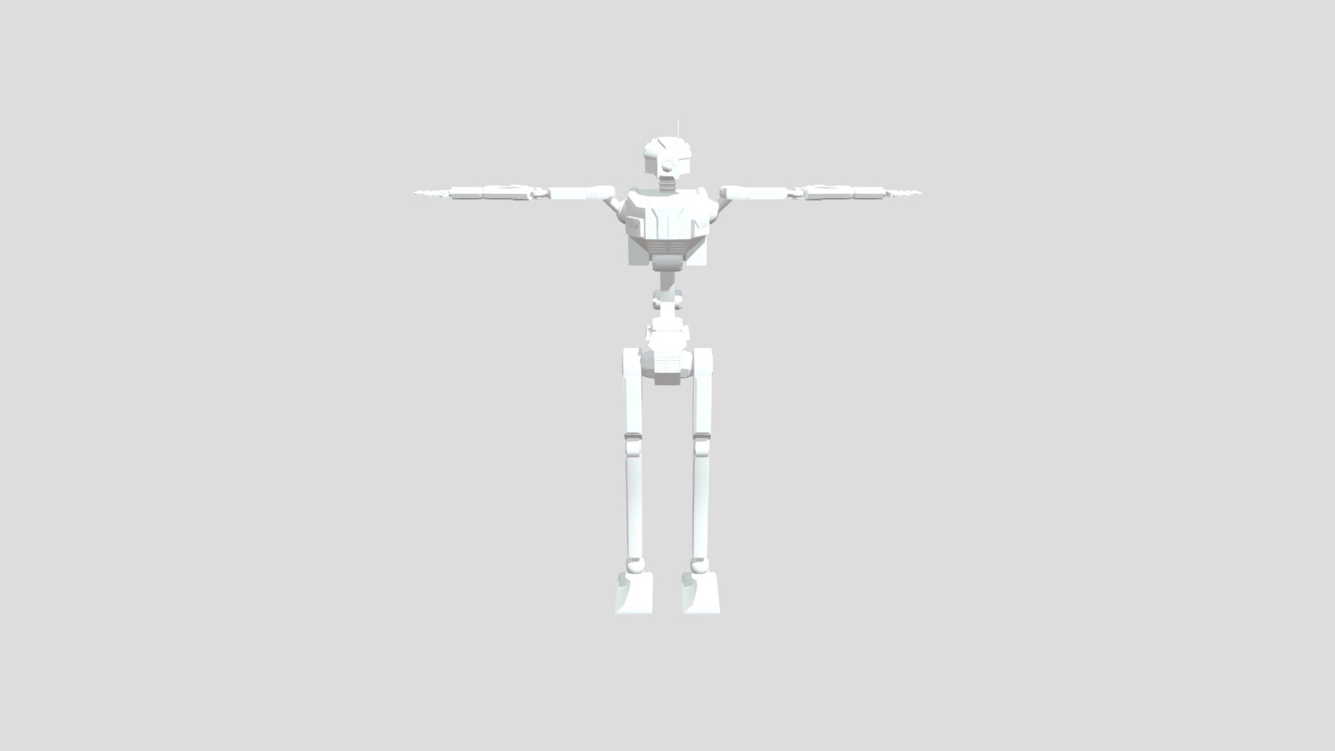 simple ish robot - 3D model by VonVersari [9a173e8] - Sketchfab