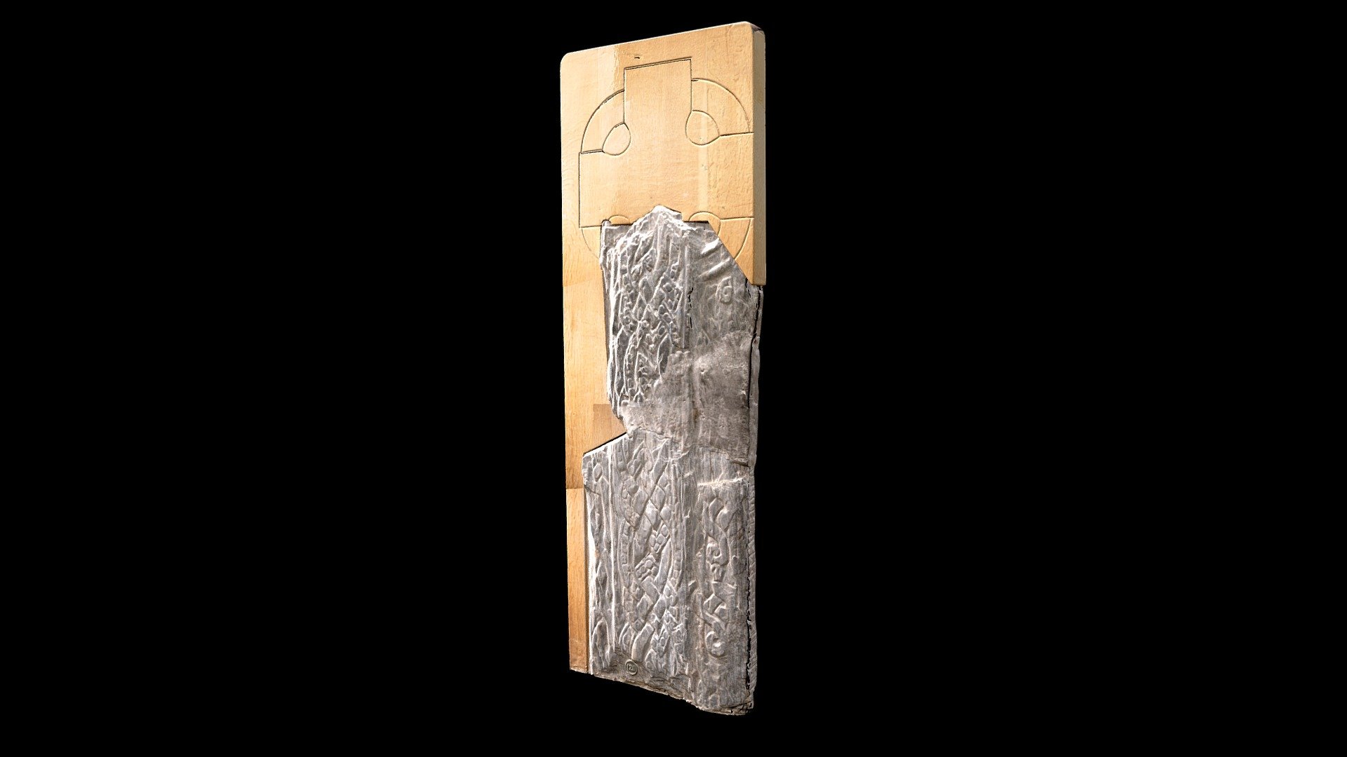 Grim's Cross Slab (Manx Cross 126) - 3D model by manxnationalheritage ...