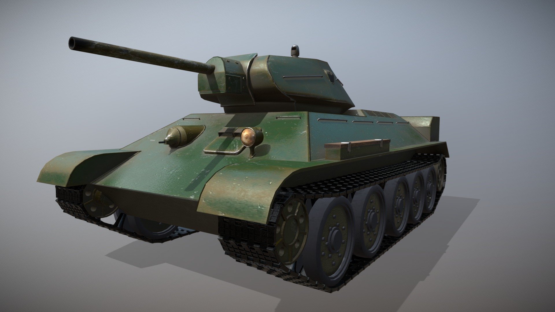 Tank T34/76 - Download Free 3D model by Szymon (@carlosostrap) [9a19420 ...