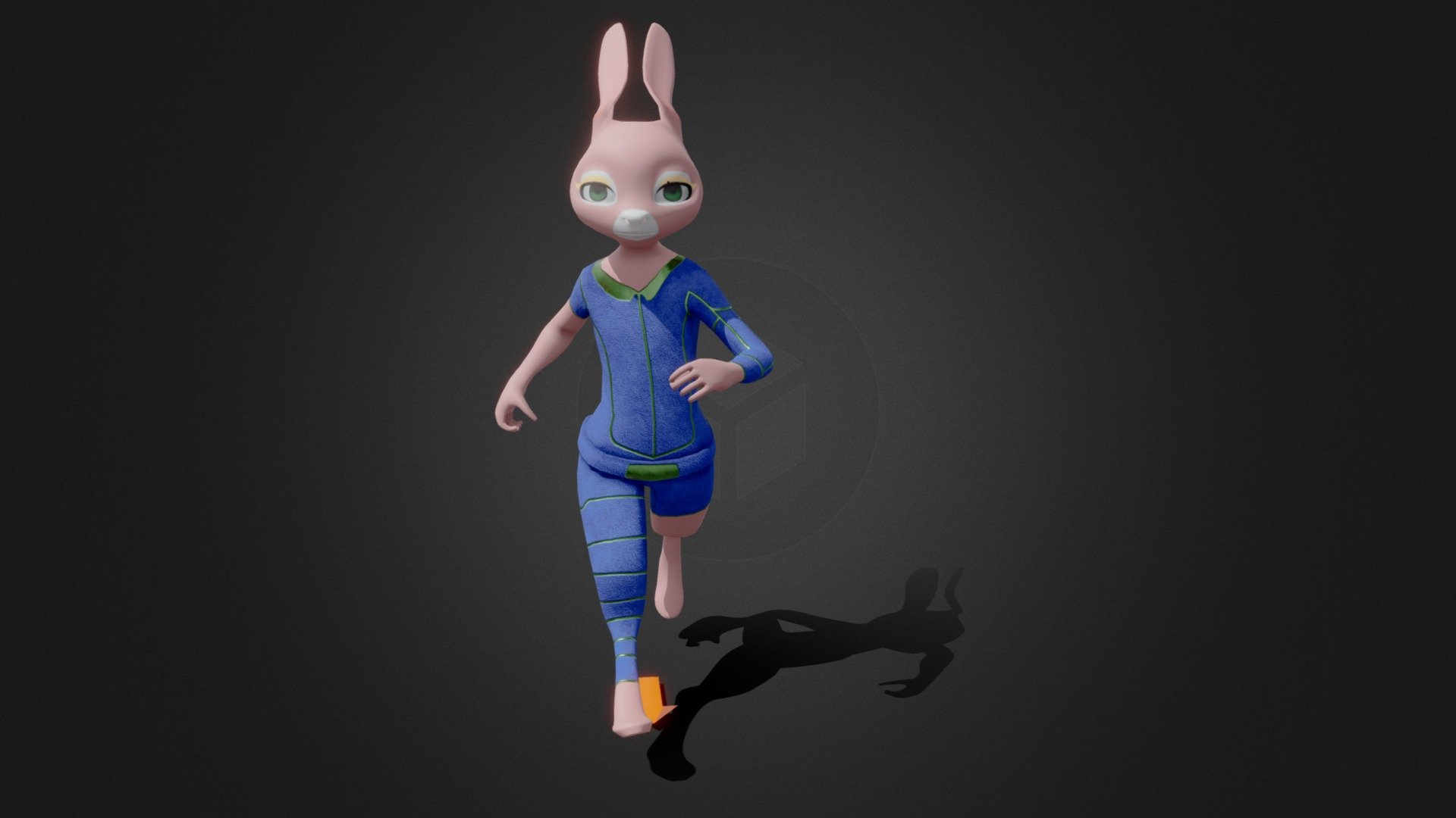 Super Bunny Girl - 3D model by Monhoo [9a1b1c4] - Sketchfab