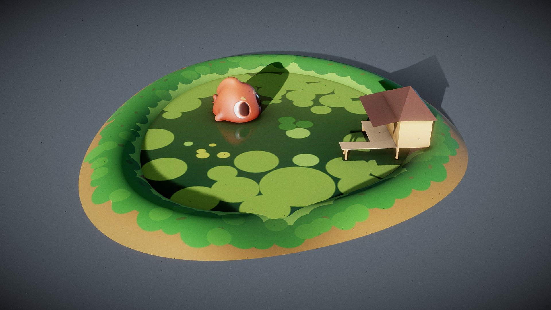 Lake - 3D model by macz055 (@macz) [9a1b82d] - Sketchfab