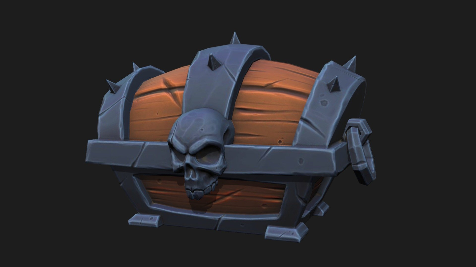 Stylized Treasure Chest - 3D model by Jason.Koh [9a1da9d] - Sketchfab