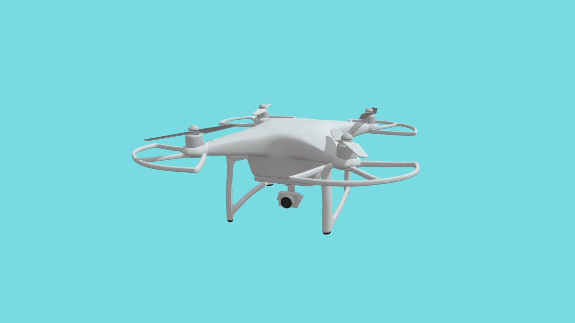 Drone with camera - 3D model by FilleMoon [9a1ea7d] - Sketchfab
