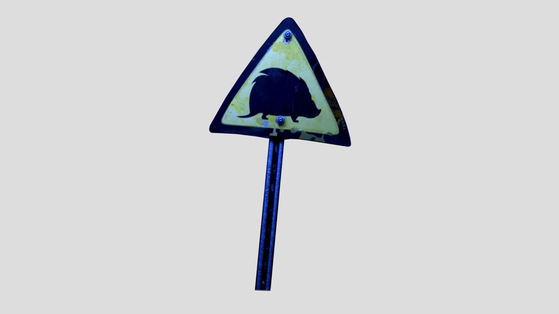 Porcupine Sign - Download Free 3D model by mrvegify (@vegify) [9a1ebd0 ...