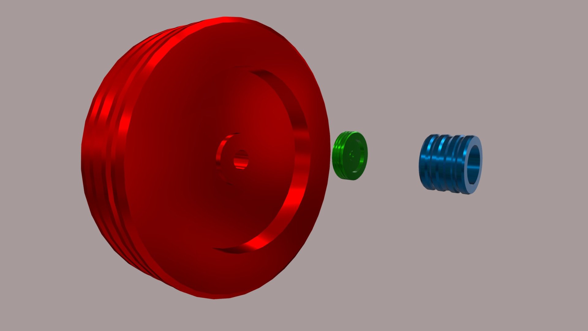 pulley-TRIO - 3D model by fasteng [9a1f472] - Sketchfab