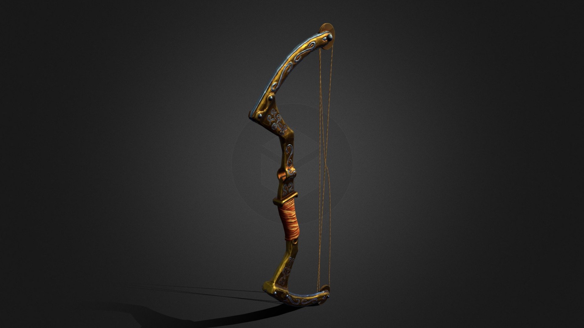 Stylised Bow - 3D model by Bas Muller (@BasMuller) [9a1f5ec] - Sketchfab