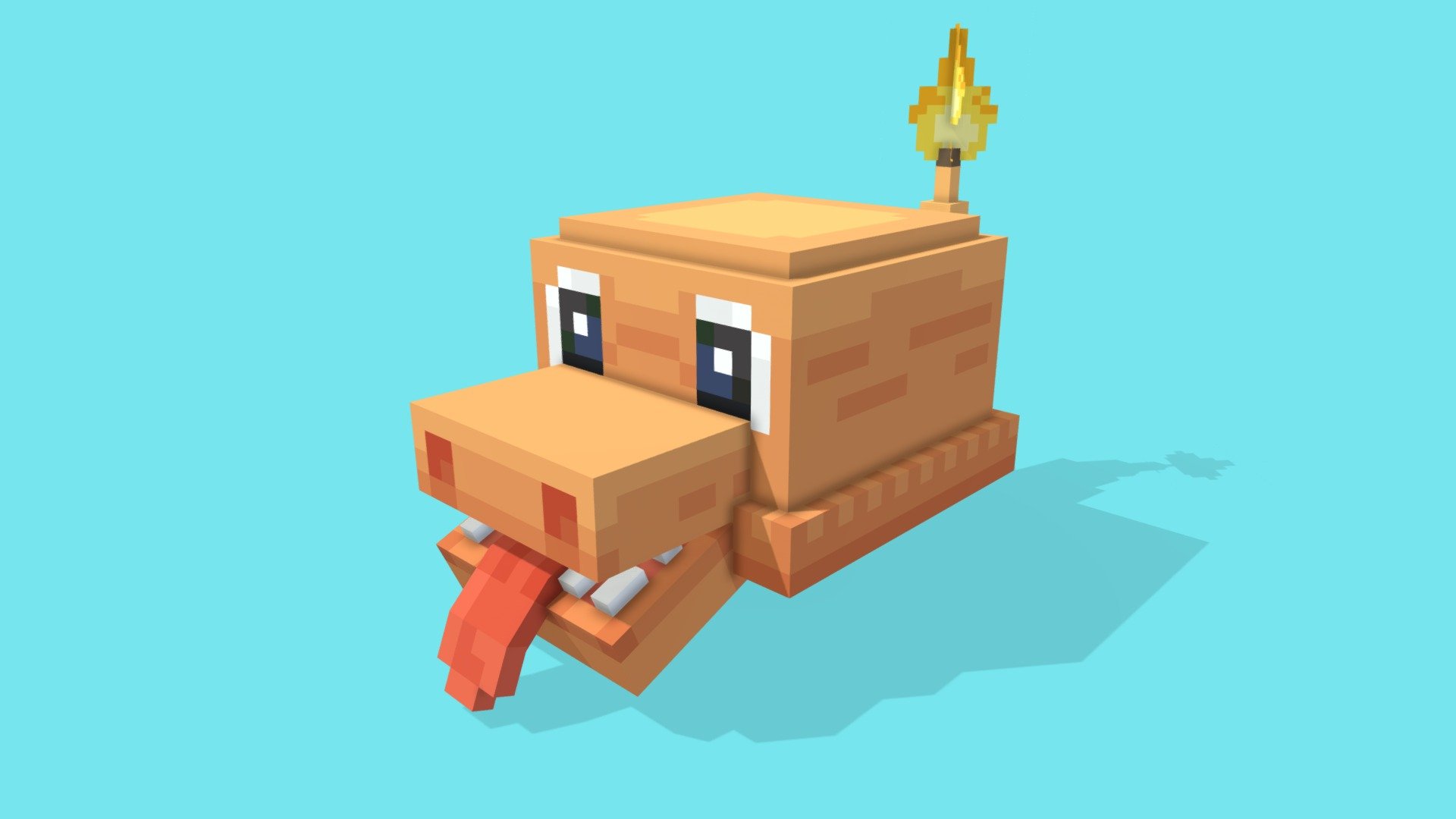 Charmander Hat - 3D model by misza [9a1f89c] - Sketchfab