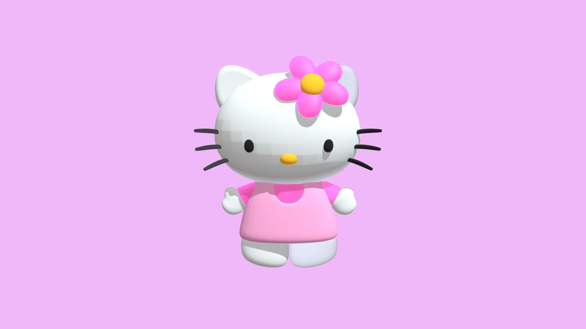 HELLO KITTY - 3D model by kepp1er [9a1ff61] - Sketchfab