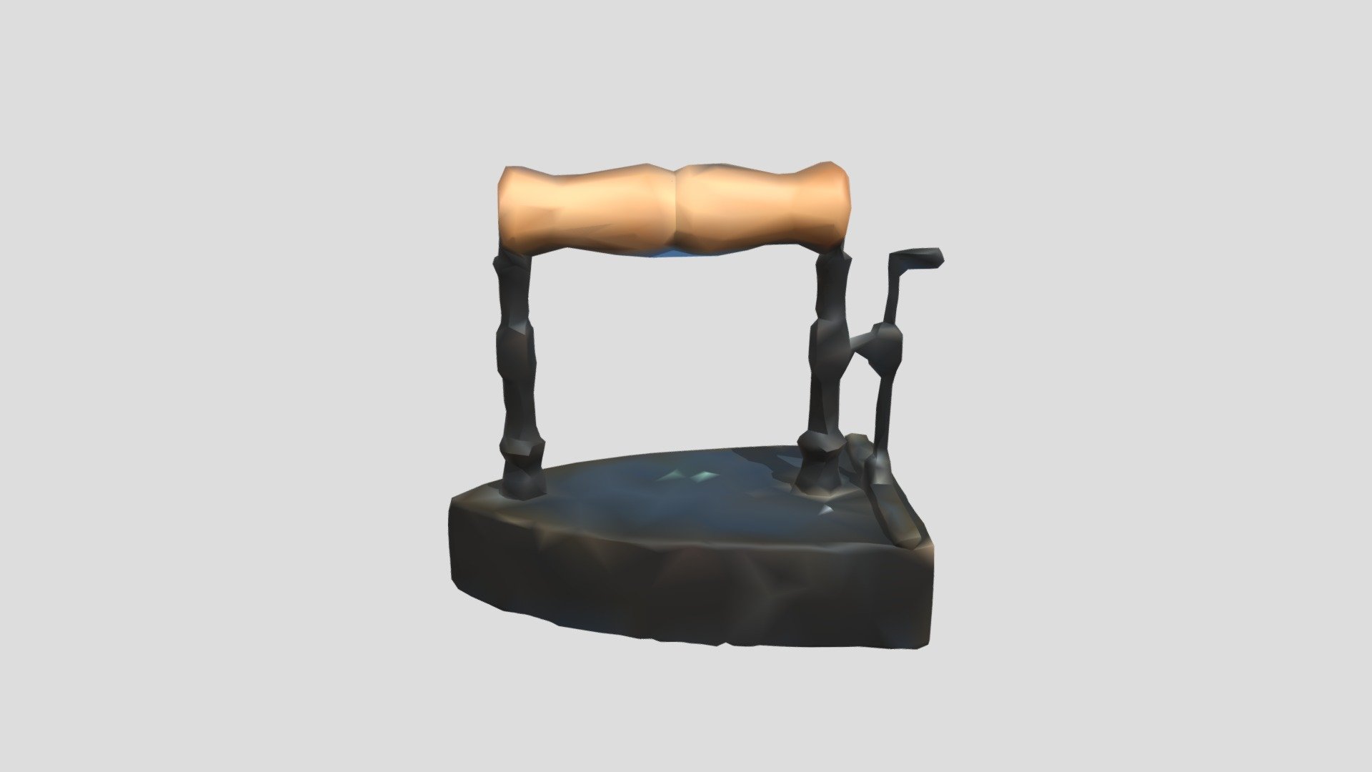 Antique Iron - 3D model by TrinhS [9a22155] - Sketchfab
