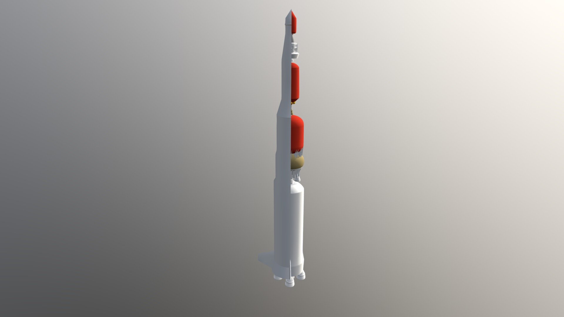 Saturn V Rocket - 3D model by bkp515 [9a22ad4] - Sketchfab