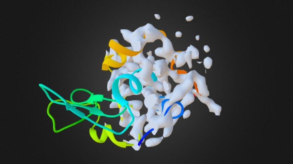 2.9 A Resolution of Lysozyme - 3D model by Interactive 3D Data ...