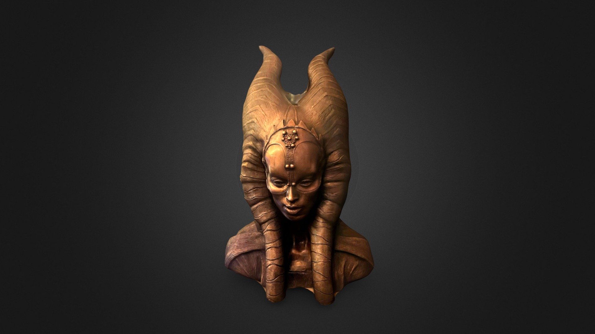 Shaak'Ti Star Wars Bust - Download Free 3D model by PoliGone [9a24825 ...