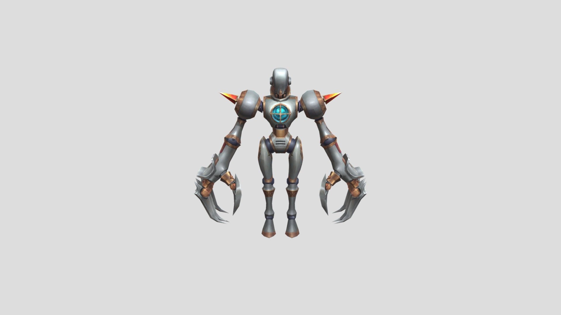 Monster_Automata_HKDIV_Mesh King's raid - Download Free 3D model by ...