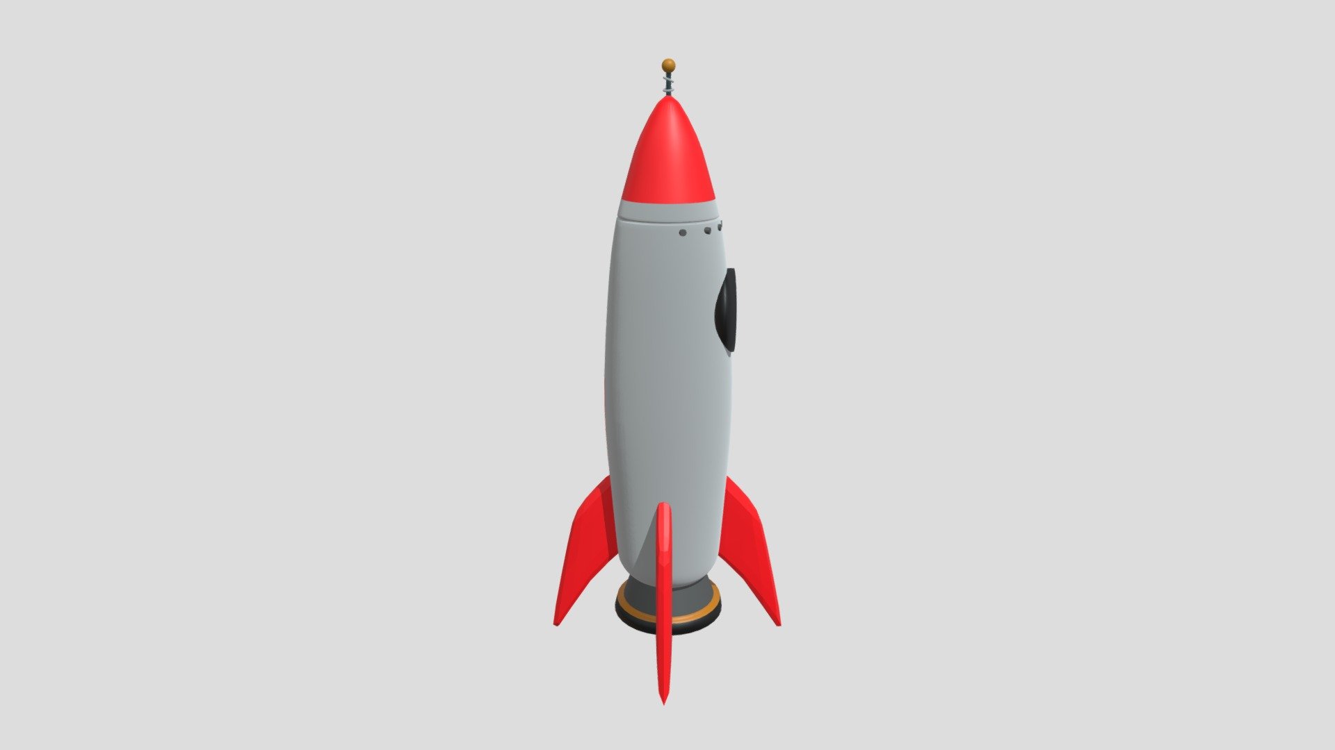 Rocket - 3D model by andrija99 [9a25f04] - Sketchfab
