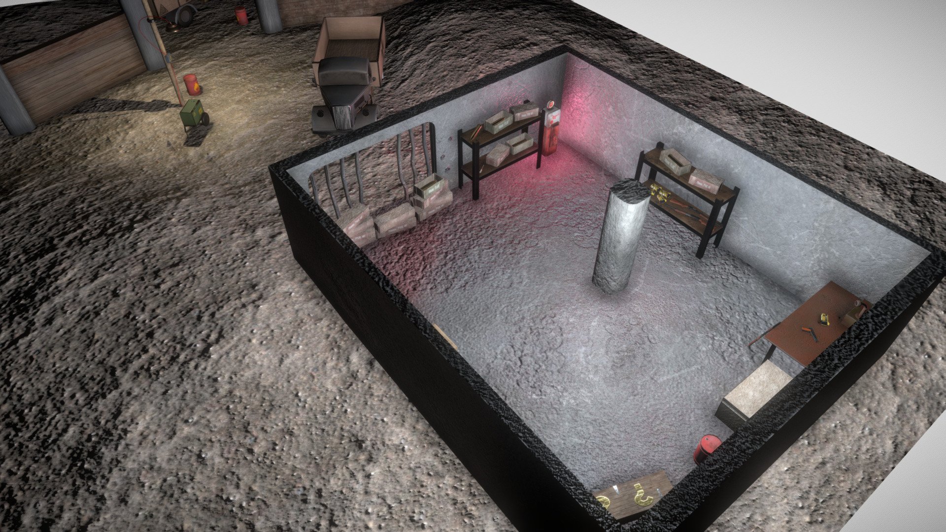 WW2 Zombies Environment - Download Free 3D model by Federico Oviedo ...