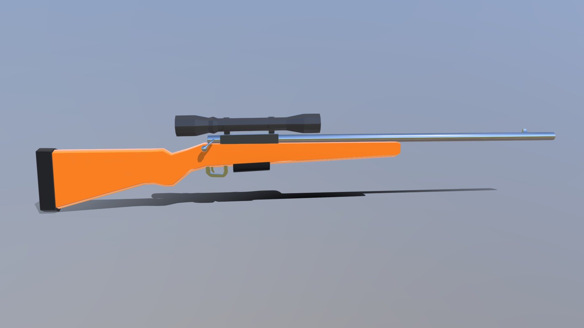 Low Poly Sniper Rifle - Download Free 3D model by OZU (@ozukawa ...