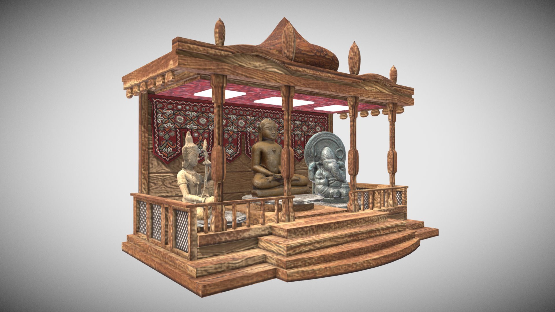 House Temple - Buy Royalty Free 3D model by Francesco Coldesina ...