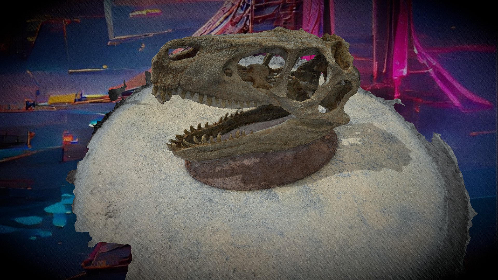 Utah Raptor - Simplified 3D Mesh - 3D model by dronepros [9a2dc21 ...