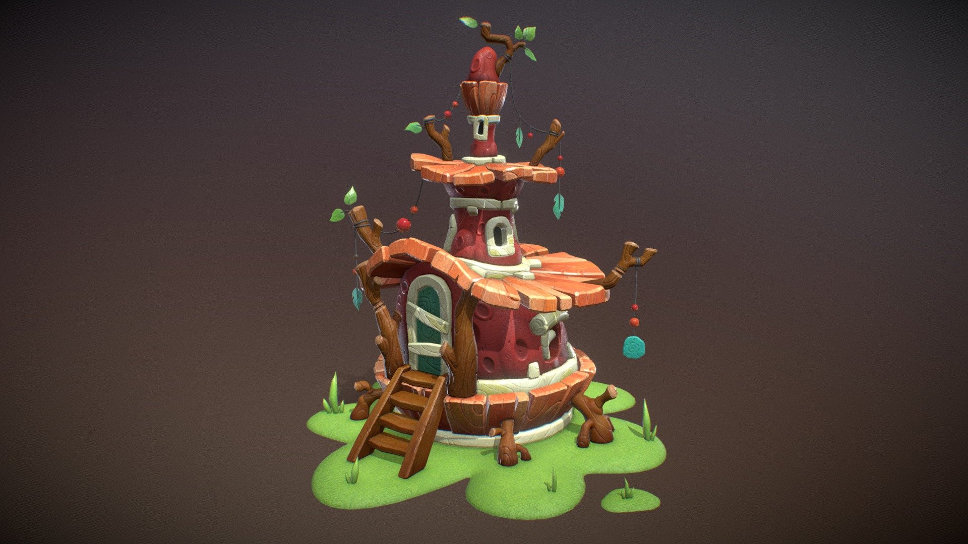 Round House - 3D model by Marcositengomes [9a2ed58] - Sketchfab