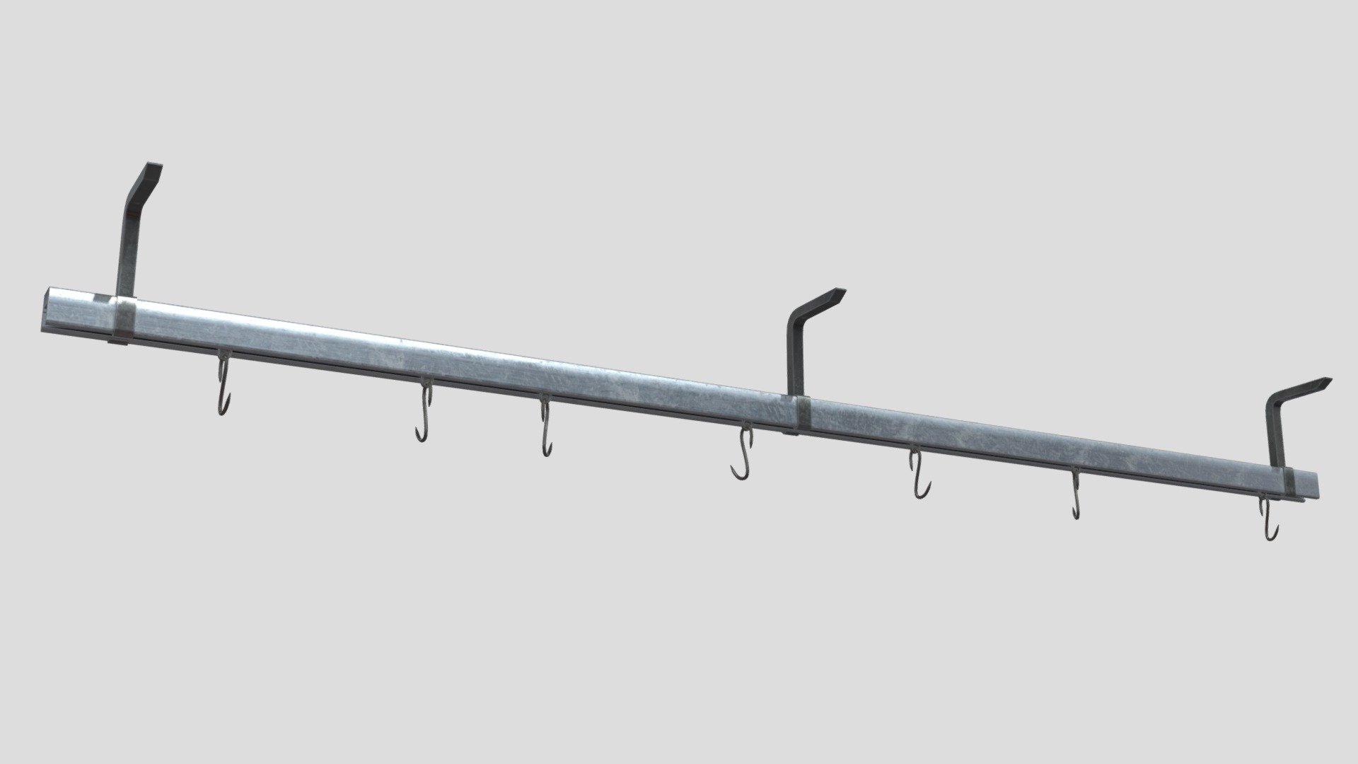 Meat Hanging Rail - Buy Royalty Free 3D model by oonel [9a2f69a ...