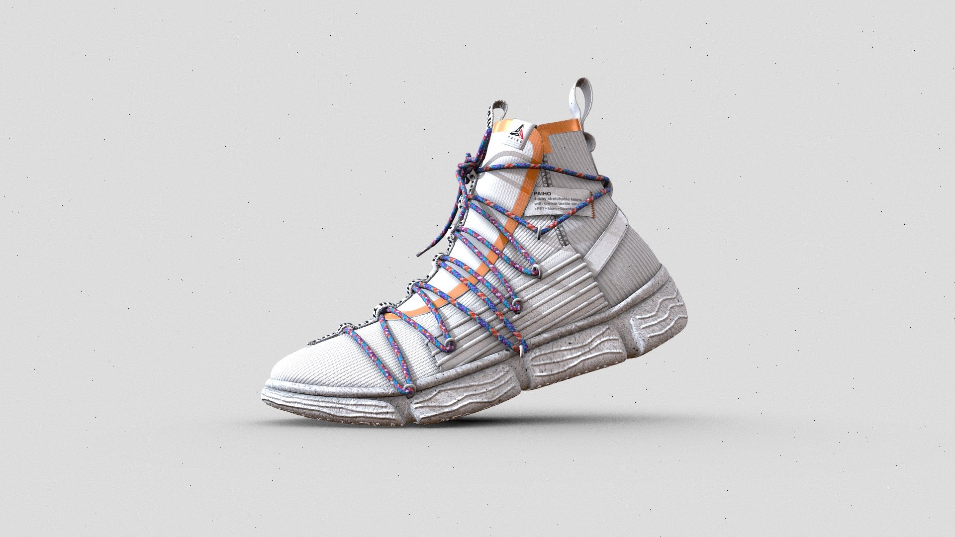 paiho-shoe_white_weave-shoelaces - 3D model by TaiwanPaiho [9a3040e ...