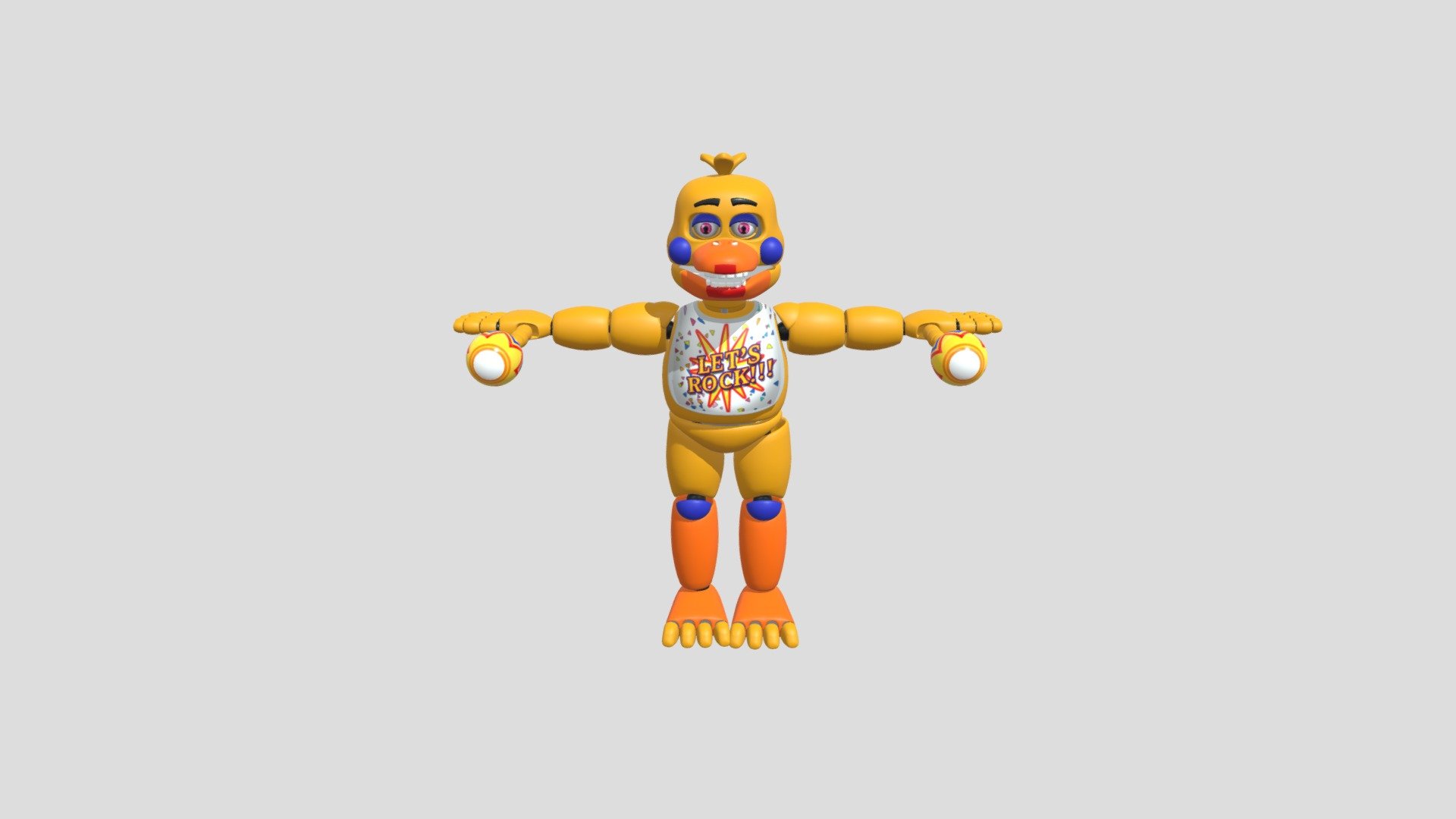 Rockstar Chica - Download Free 3D model by Eire [9a30b8a] - Sketchfab