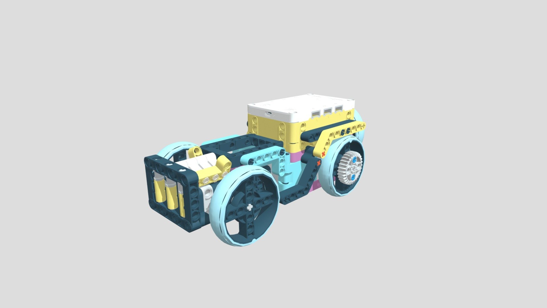 Rear Wheel Drive Car (RWD) - 3D model by Diniz The Magnus (@DNZv233 ...