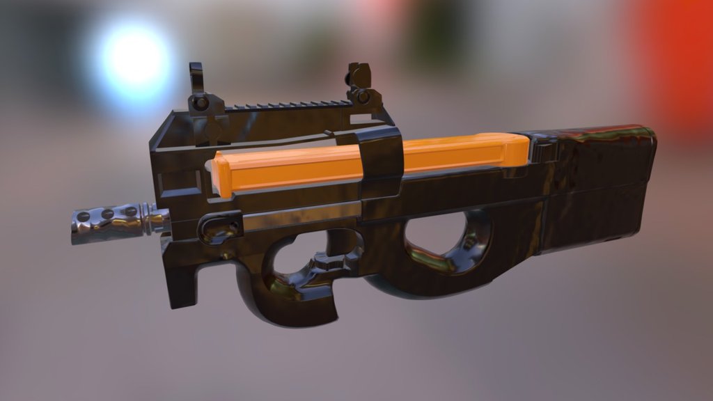 FN P90 - 3D model by KingBobbie [9a31957] - Sketchfab
