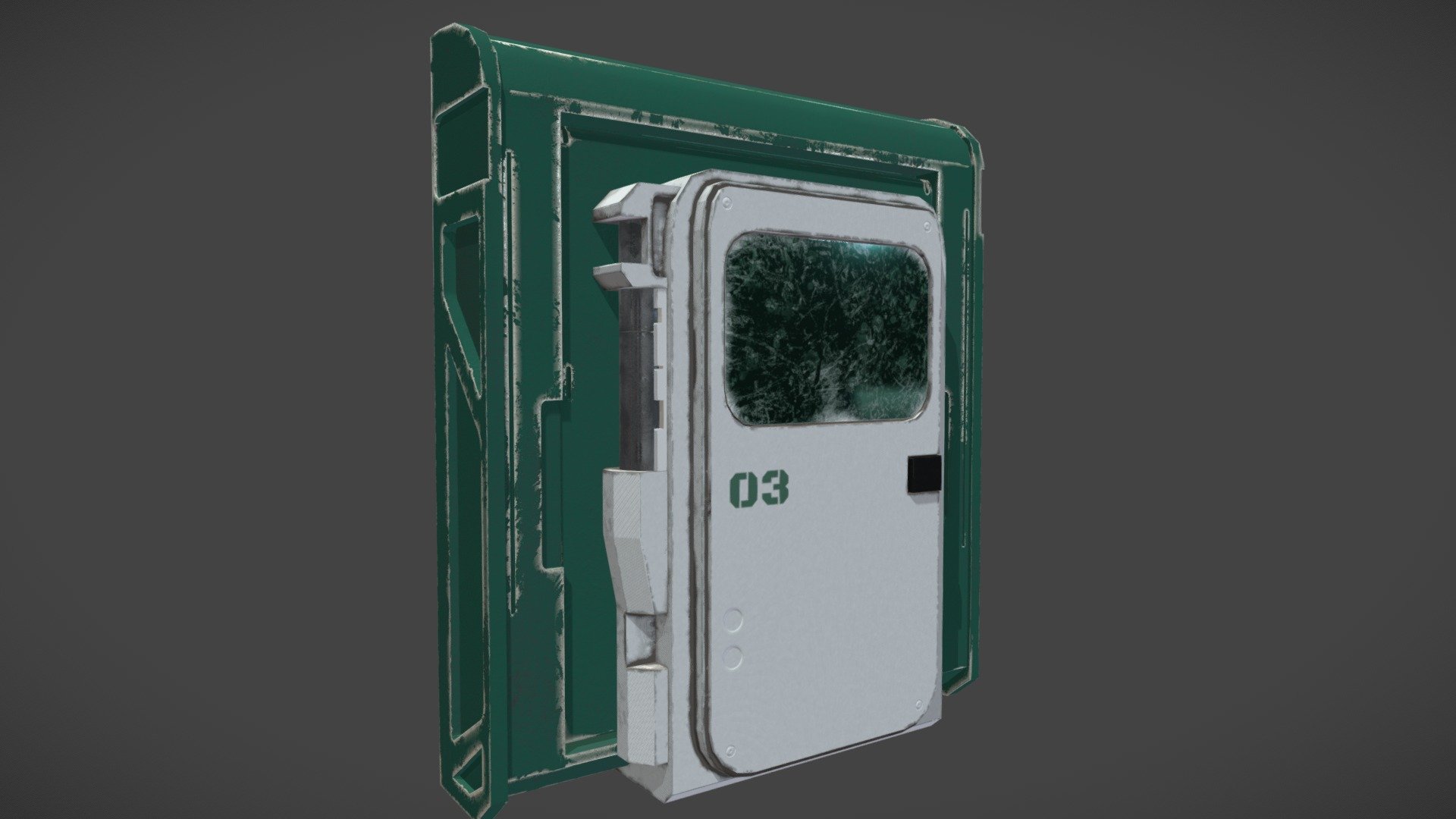Scifi Door - 3D model by yassinsamer2 [9a32db3] - Sketchfab
