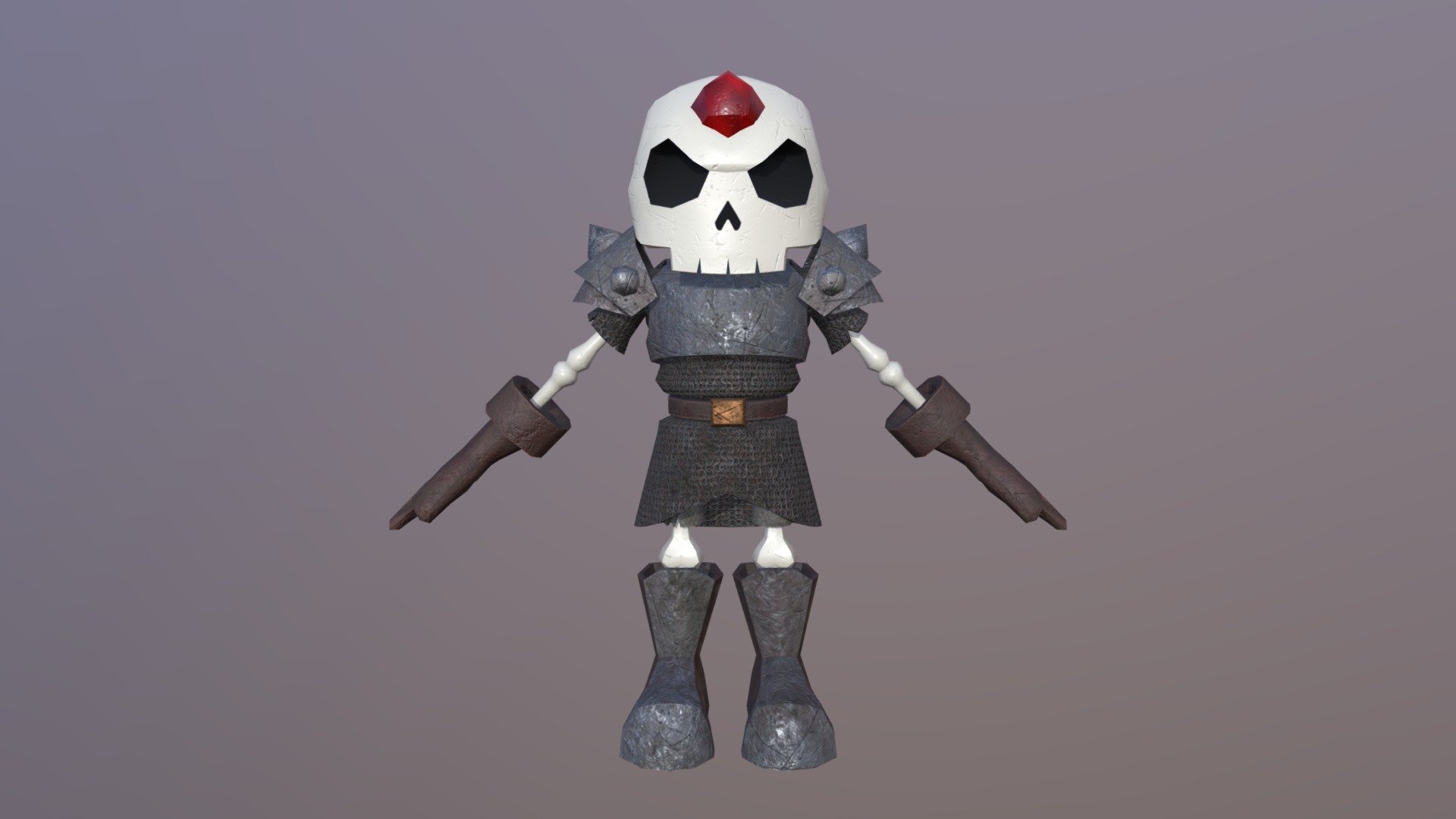 Skeleton Enemy Boss - 3D model by pfreund [9a34737] - Sketchfab