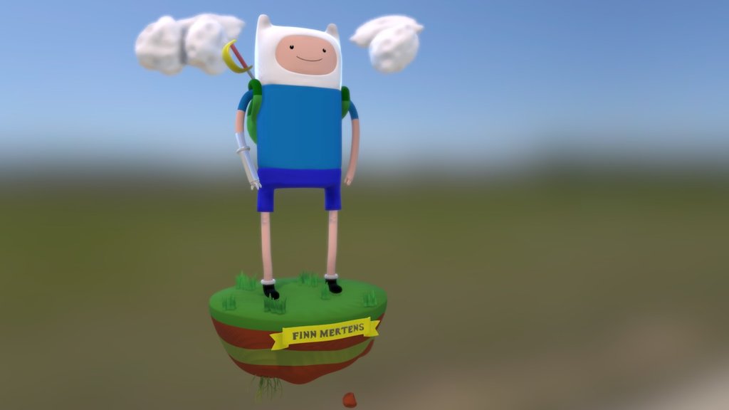 Finn Mertens - 3D model by Danielorum1 [9a39928] - Sketchfab