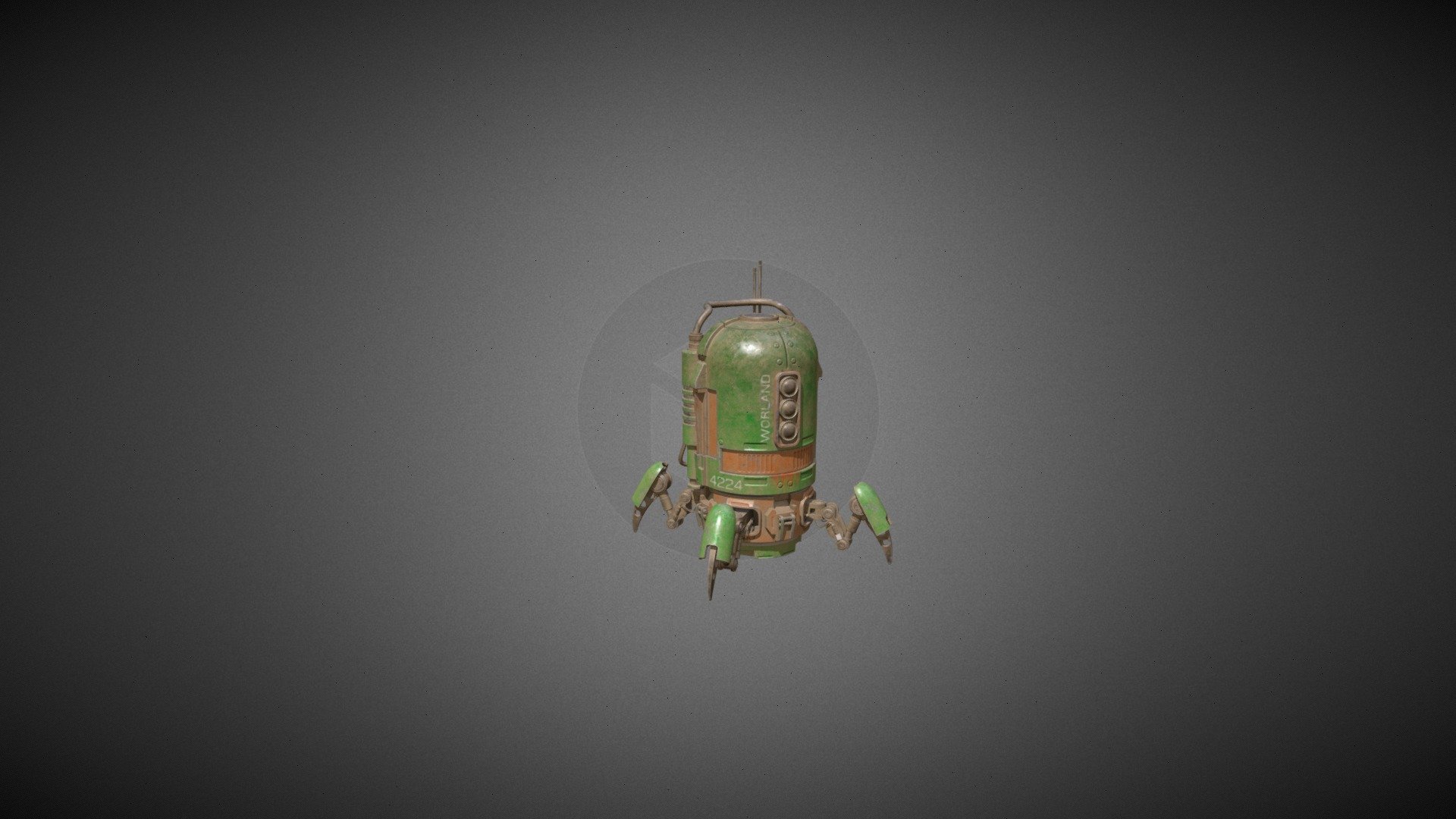 Spiderbot - 3D model by Tahnee Evans (@TahneeEvans) [9a3b80a] - Sketchfab