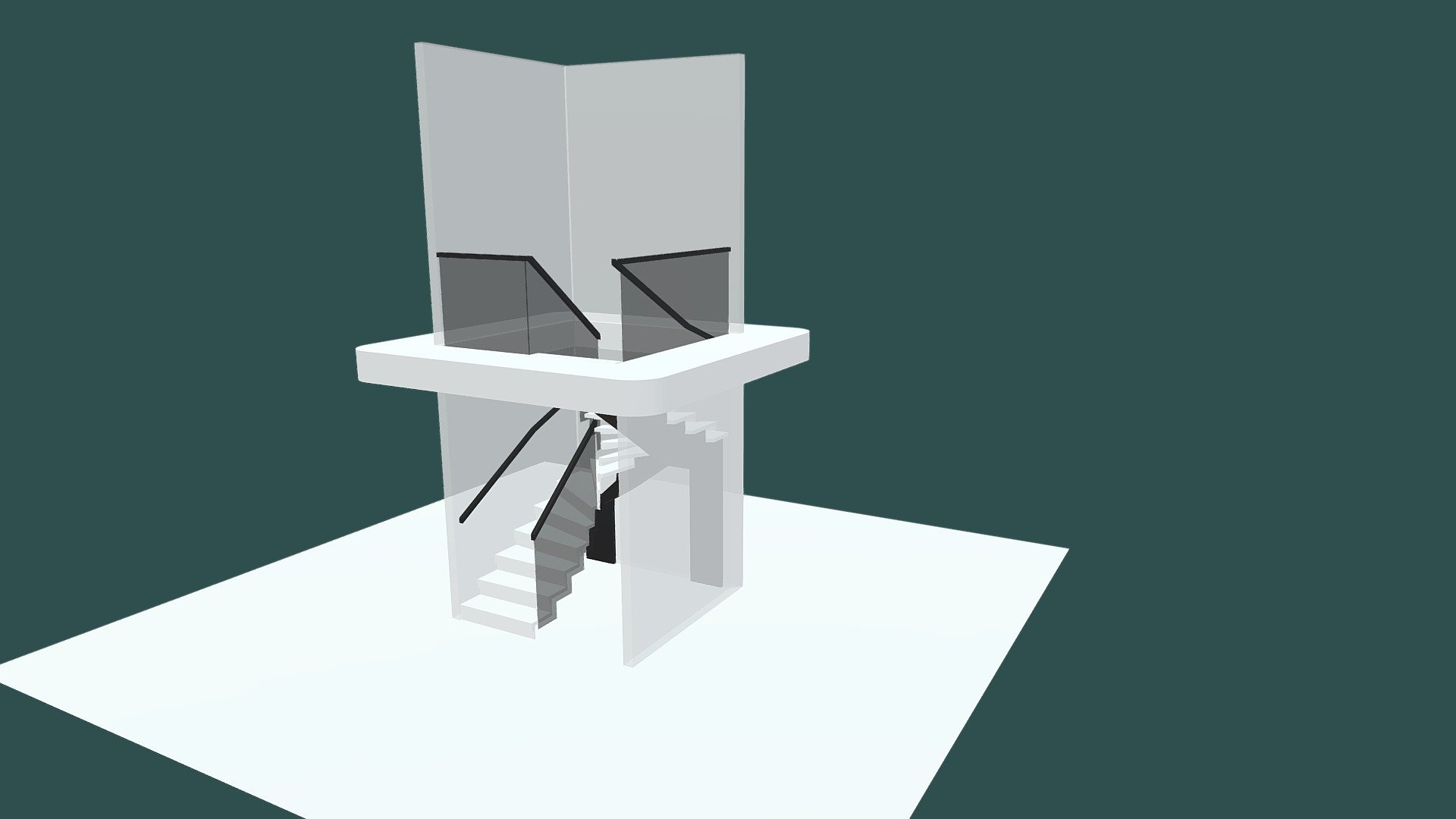 Anetukas 2 balti juodos sijos - pakopos su nosel - Download Free 3D ...