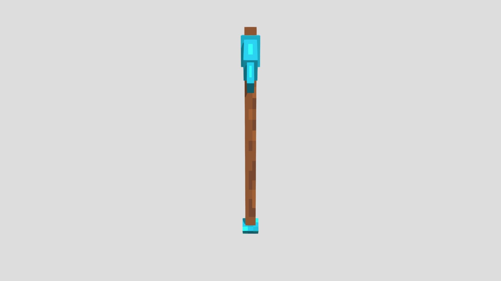 Diamond Pickaxe - 3D model by GodOfTheForge [9a3df64] - Sketchfab
