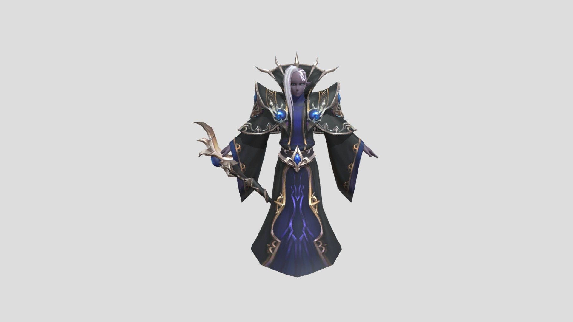 Monster_ Dark Elf_ Mage Super Elite_King's raid - Download Free 3D ...