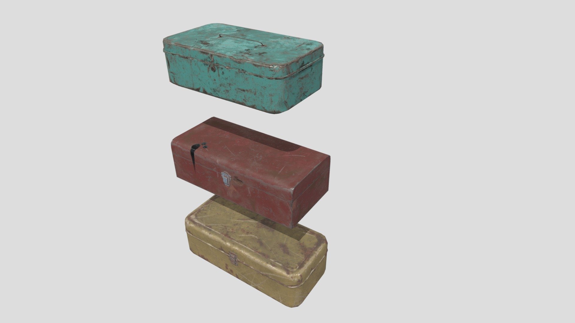 Storage Boxes - 3D model by ccsns [9a3f4d5] - Sketchfab