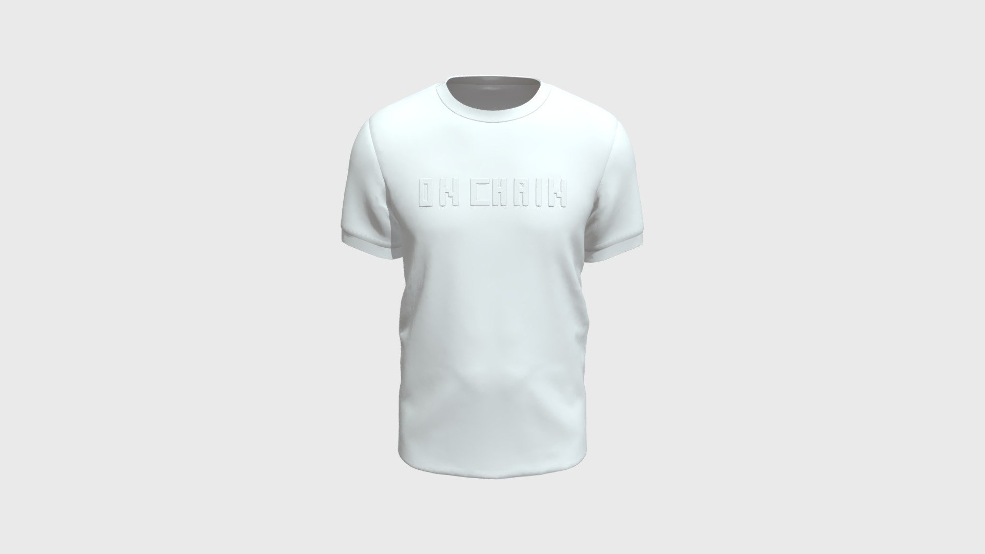 On Chain Tee - 3D model by core3d_nyc [9a4039c] - Sketchfab