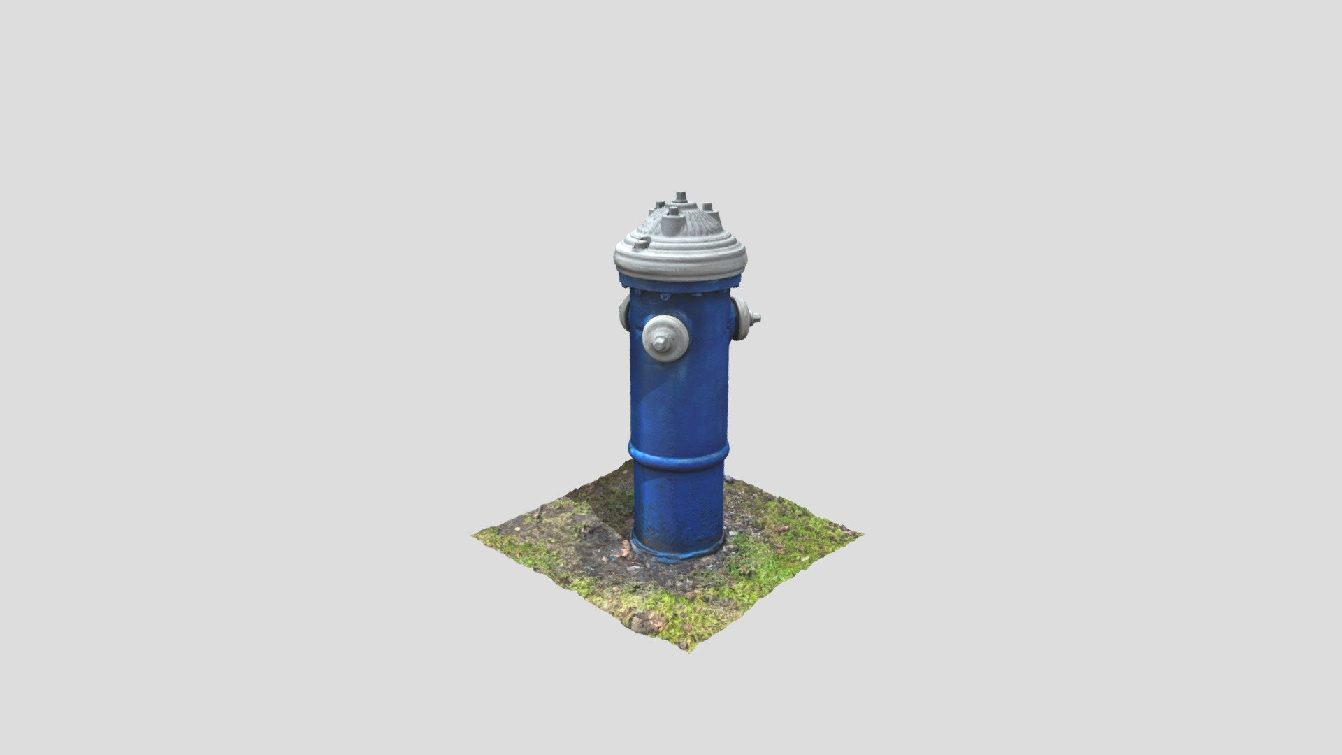 Blue Fire Hydrant - 3D model by cwhiticar [9a4051a] - Sketchfab