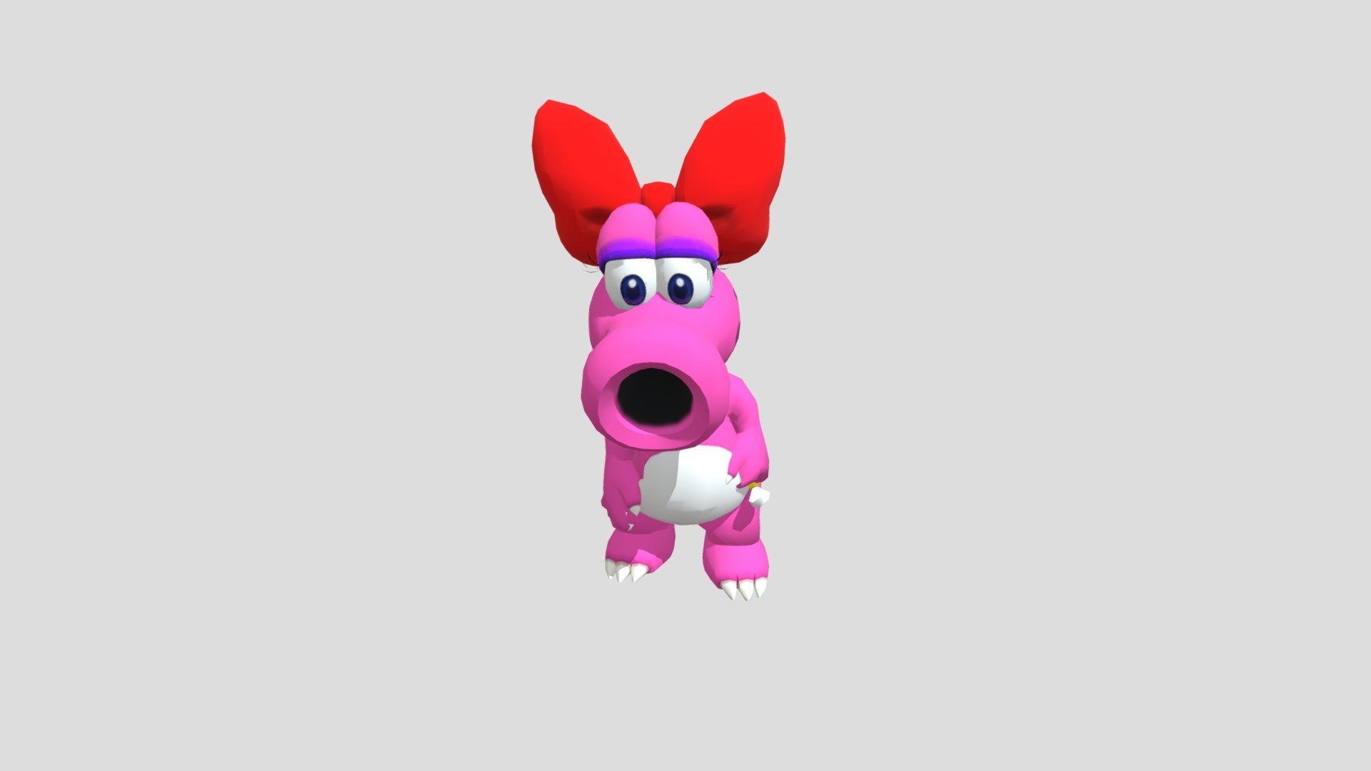 Birdo Super Mario Golf Pre- Putt - Download Free 3D model by 3D by ...