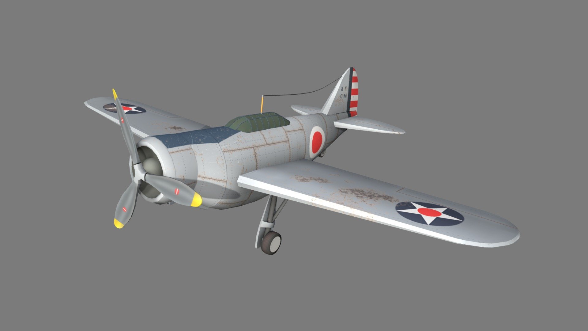DAE RustAirborne_Plane - 3D model by jens_fierens [9a4262d] - Sketchfab