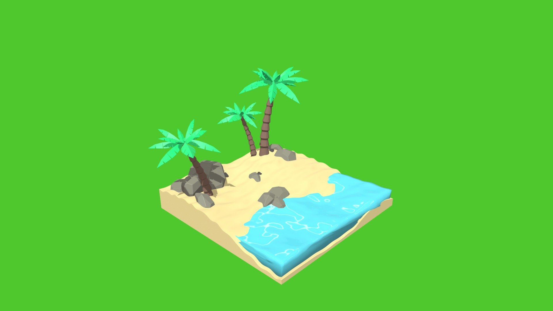 the_beach - Download Free 3D model by tech.service.allwe [9a43741 ...