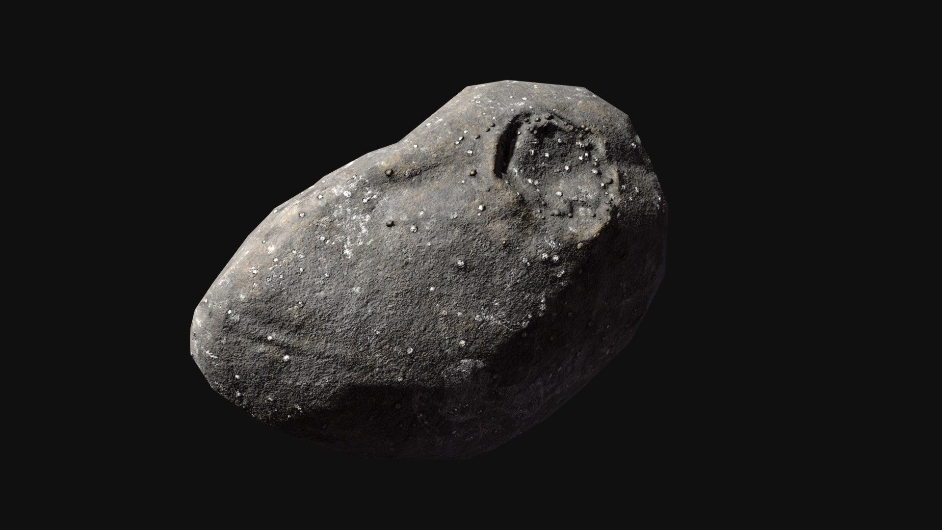 Asteroid low poly - Download Free 3D model by pasquill [9a43ef4 ...