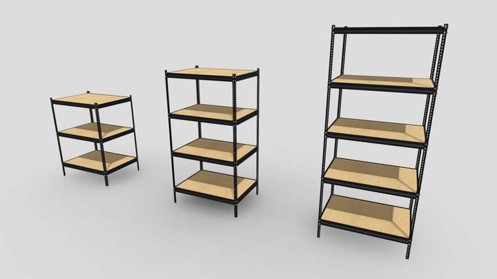 Metal-shelf 3D models - Sketchfab