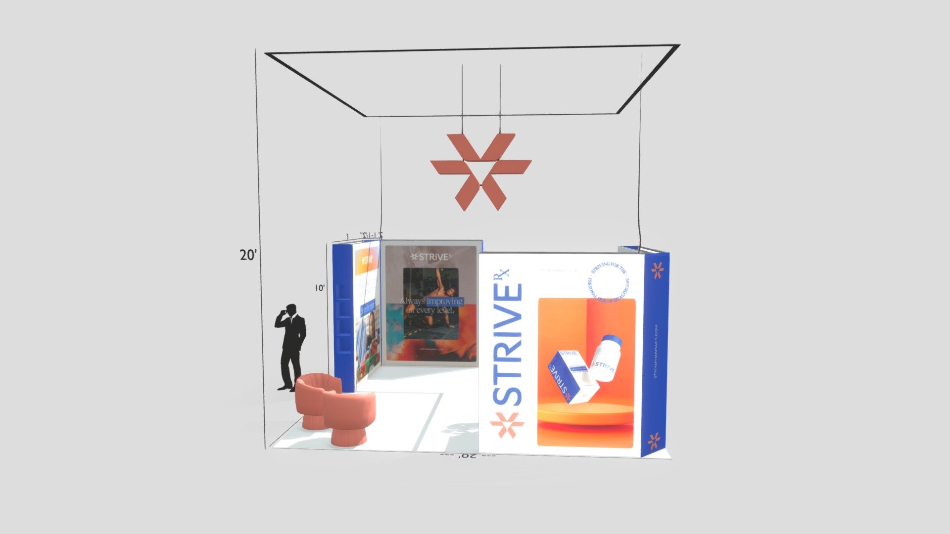 Strive RX Booth - Design Renders - 3D model by Tayden M (@tmaxinlava ...