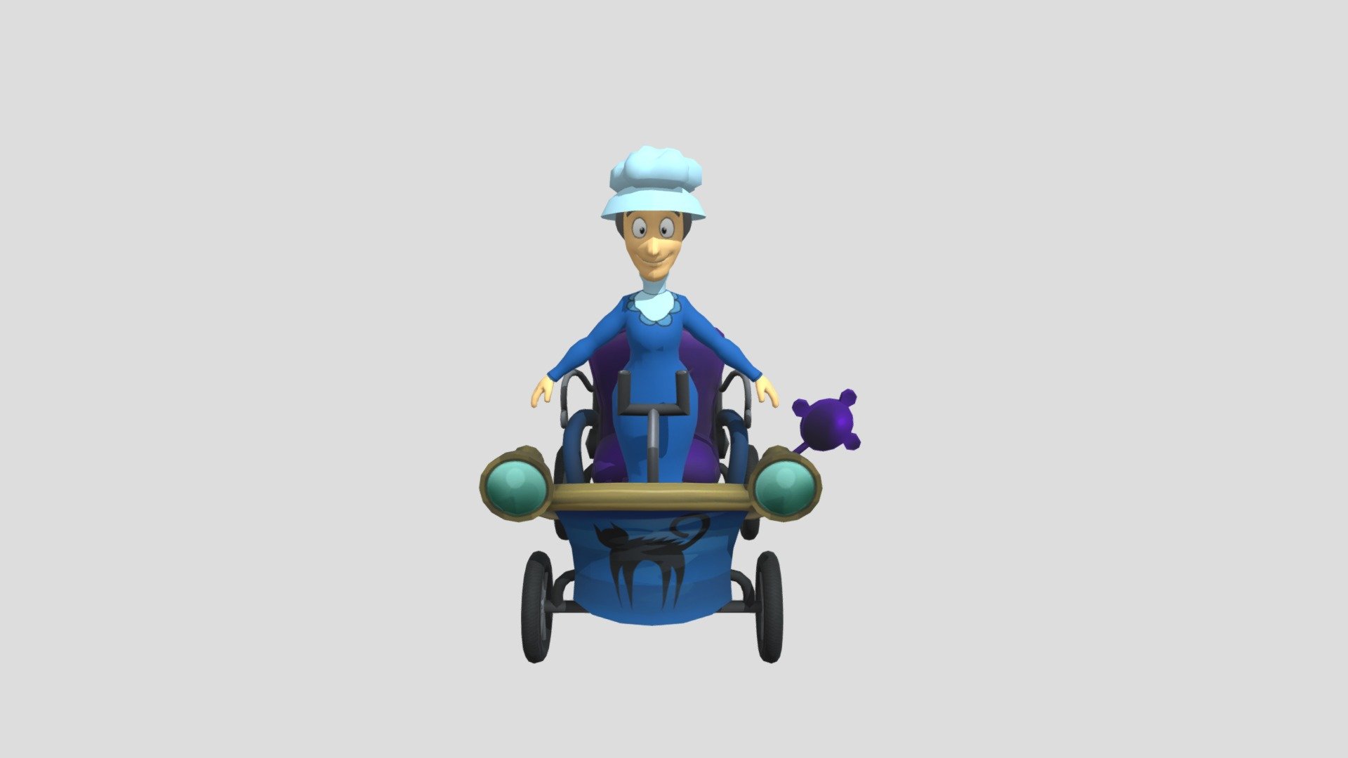 el chavo kart dona cleotide - Download Free 3D model by ...